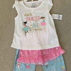 Carter's | Pajamas | Nwt Toddler Girl Carters Pj Set 3t | Poshmark